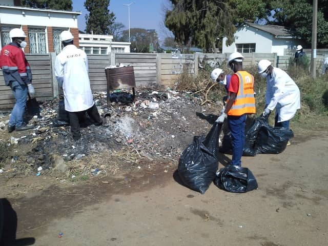 Cifoz Clean up Campaign - Construction Industry Federation of Zimbabwe
