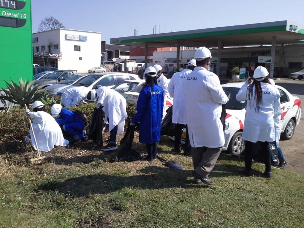 Cifoz Clean up Campaign - Construction Industry Federation of Zimbabwe
