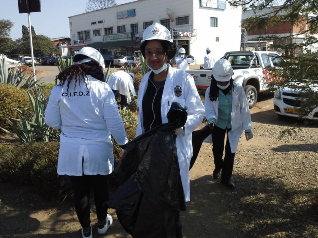 Cifoz Clean up Campaign - Construction Industry Federation of Zimbabwe