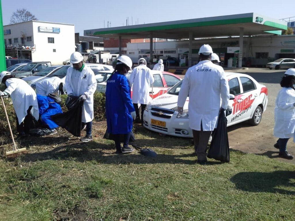 Cifoz Clean up Campaign - Construction Industry Federation of Zimbabwe