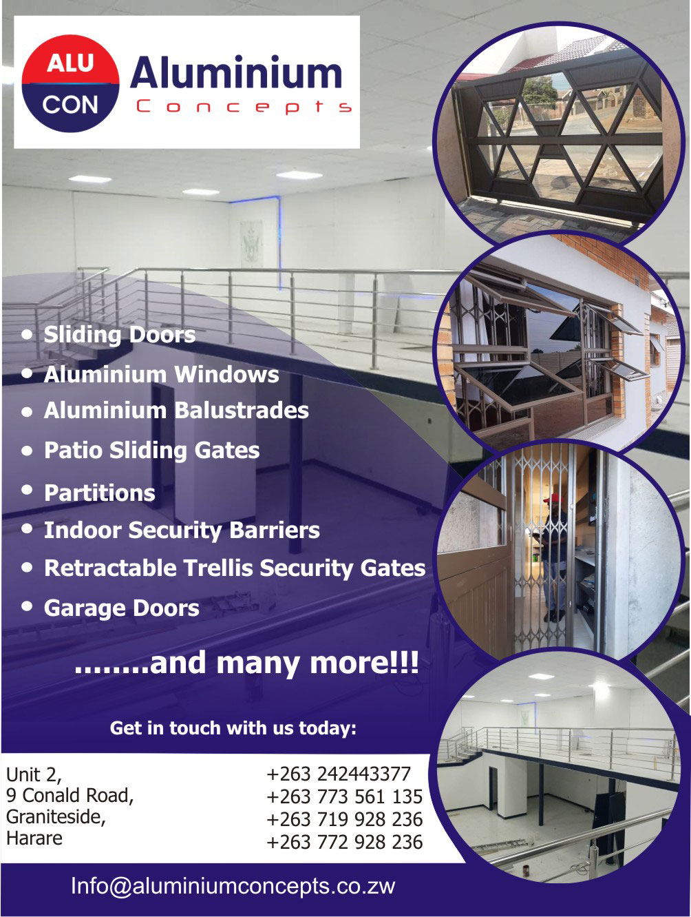 Aluminium Concepts - Construction Industry Federation of Zimbabwe